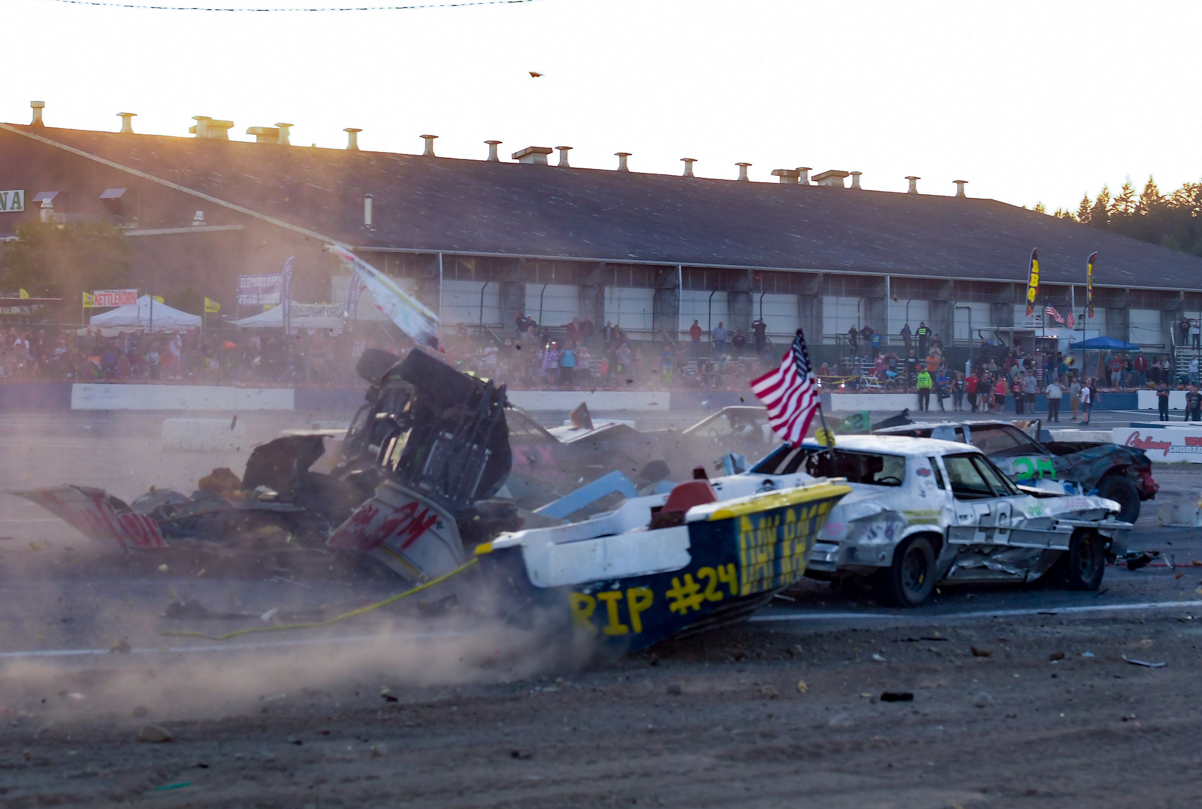 July 4th Was Full Of Carnage and Destruction at Evergreen Speedway ...