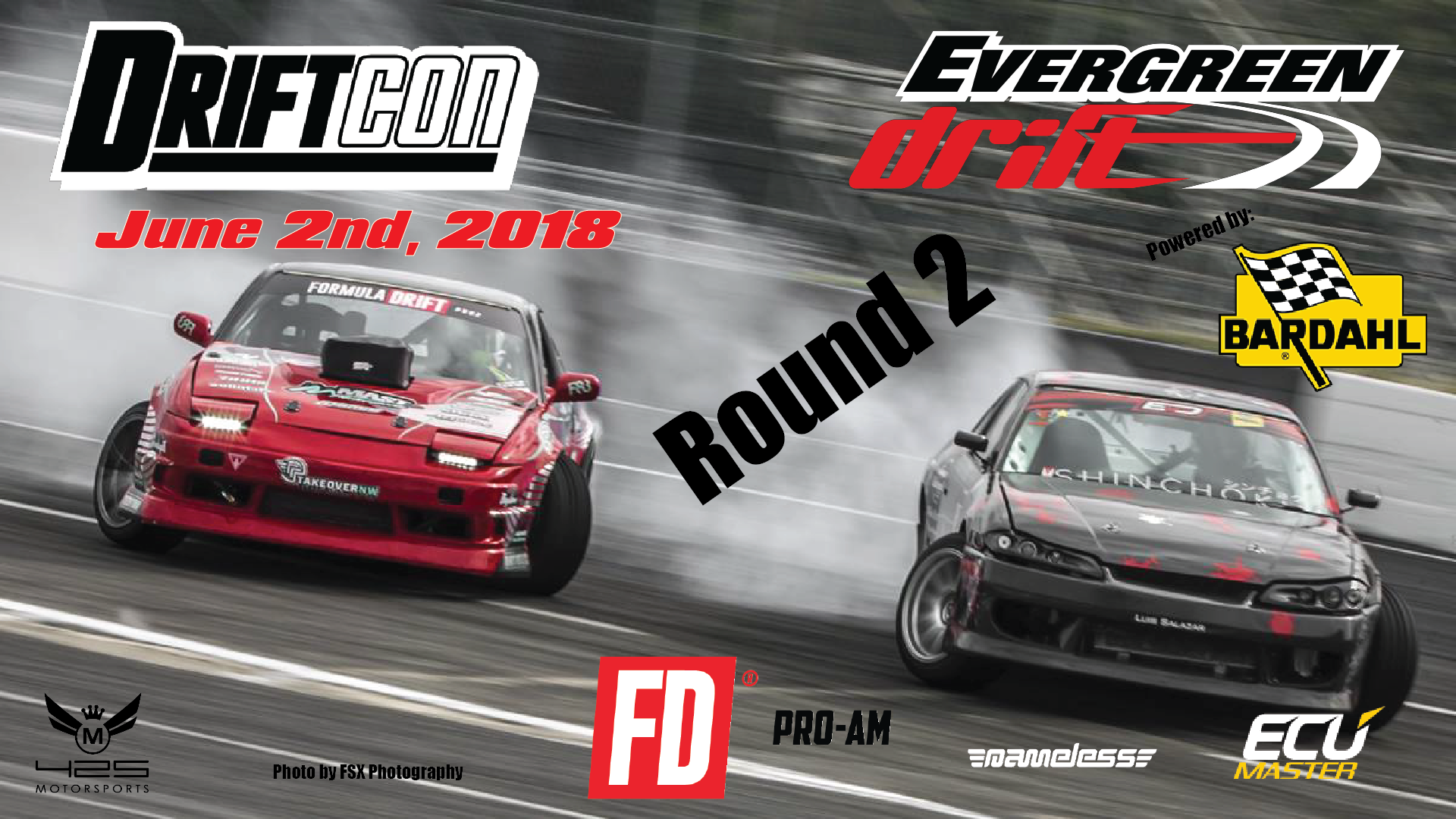 DriftCon / Evergreen Drift Pro-Am Round 2 – Evergreen Speedway