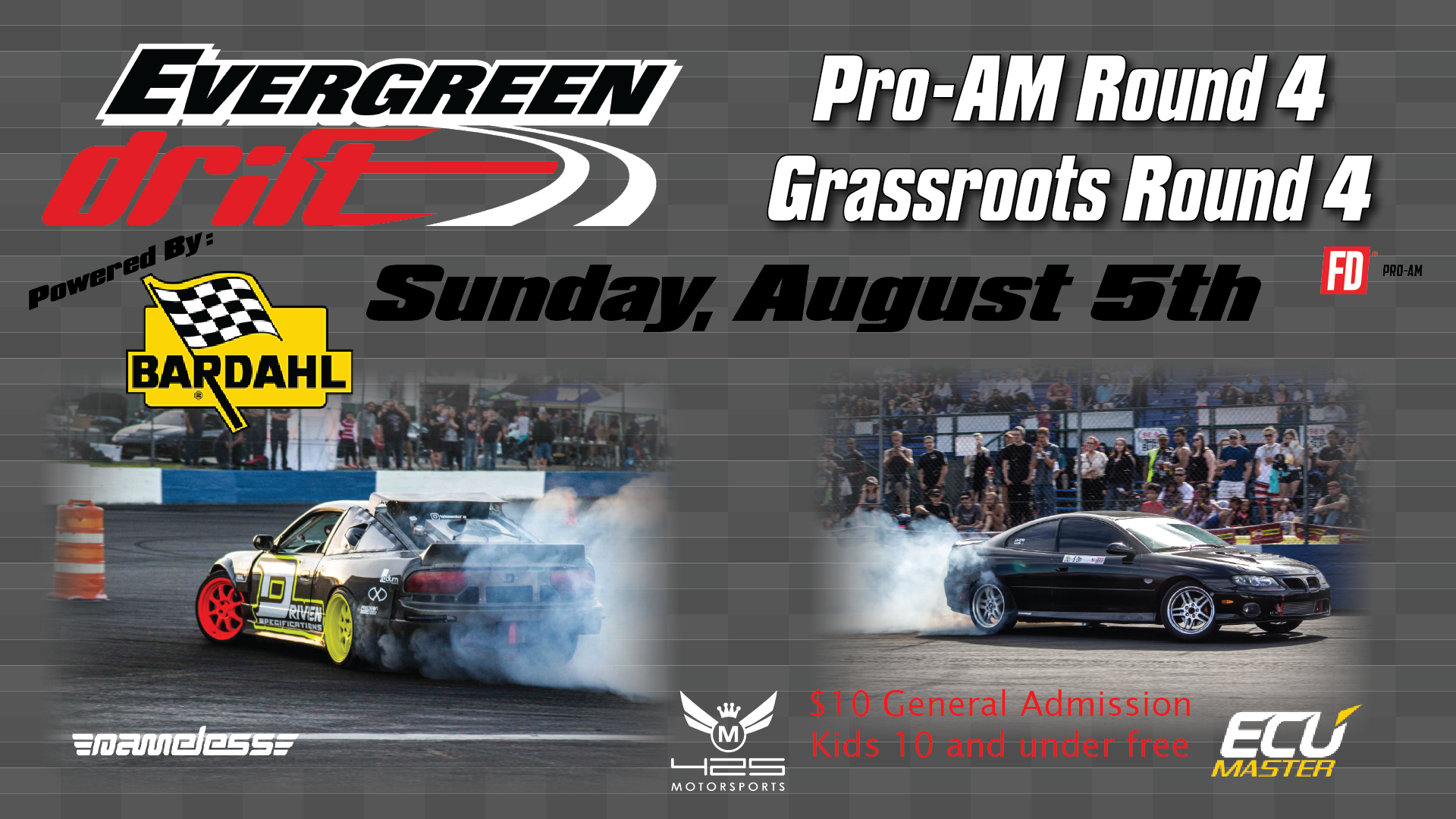 Evergreen Drift Pro-Am & Grassroots Round 4 Powered by Bardahl ...