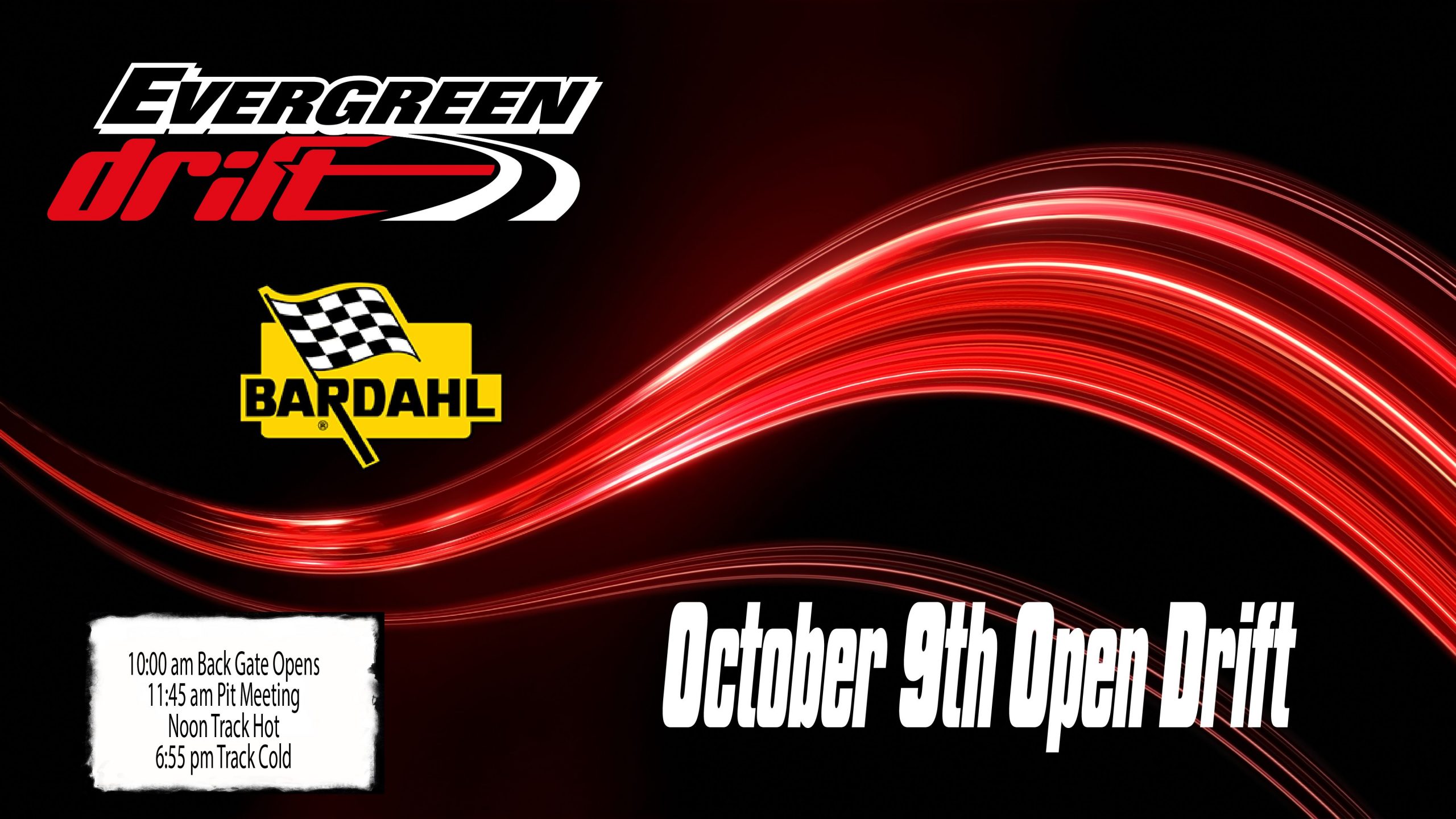 October 9, 2021 Open Drift – Evergreen Speedway