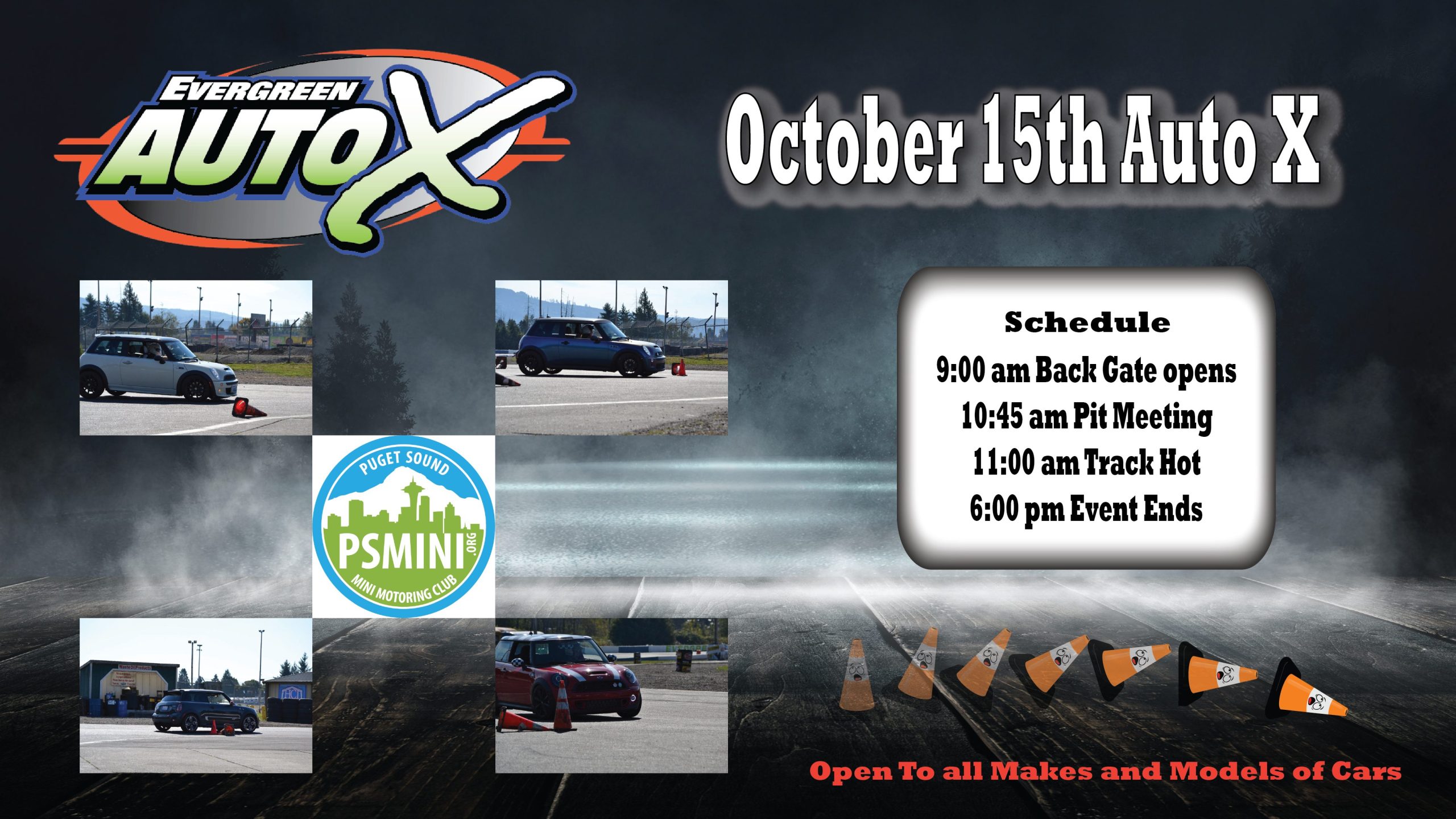 2022, October 15th PS MINI Auto X Powered by 425 Motorsports – Evergreen Speedway