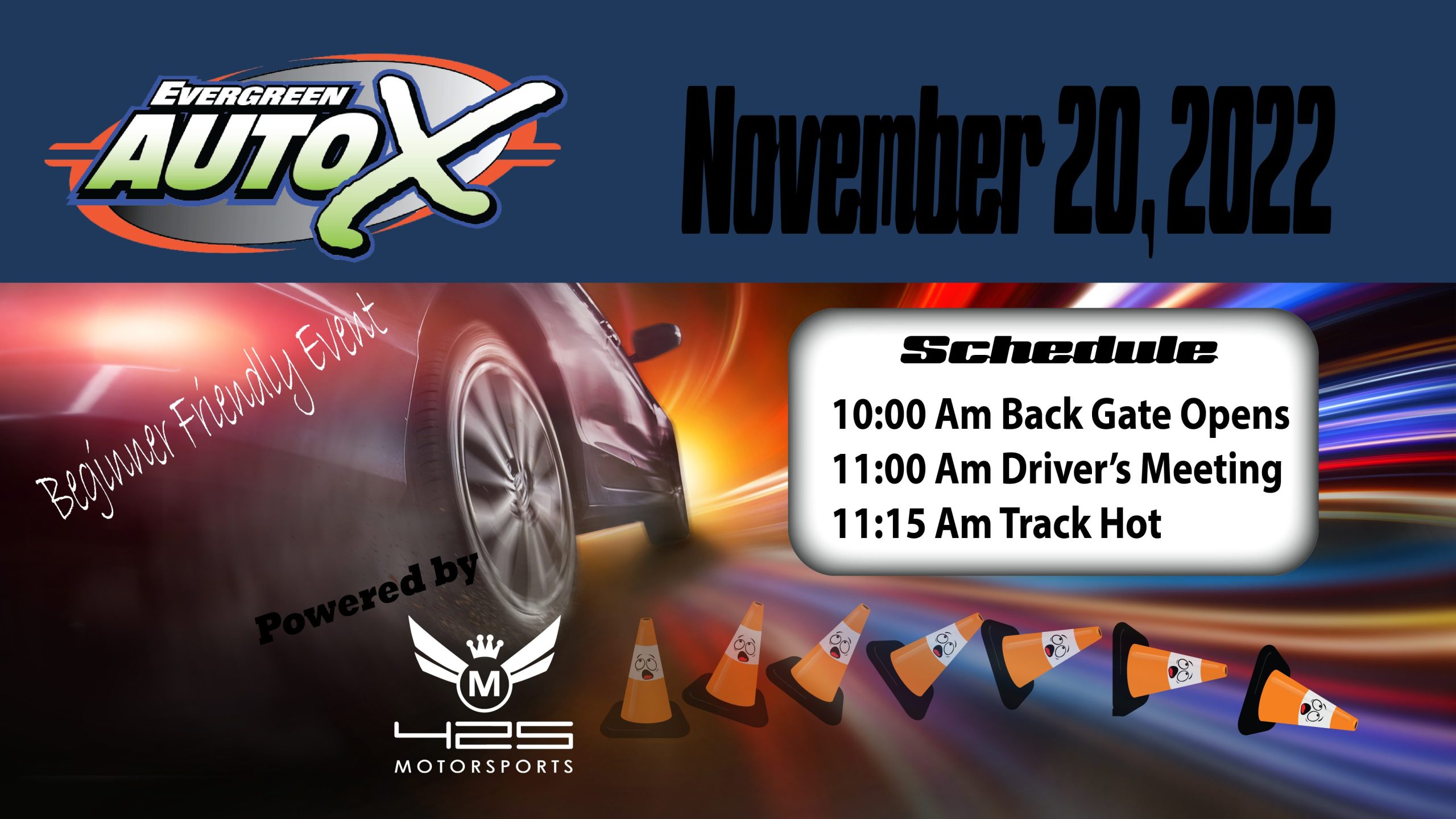 2022, November 20th Auto X Powered by 425 Motorsports – Evergreen Speedway