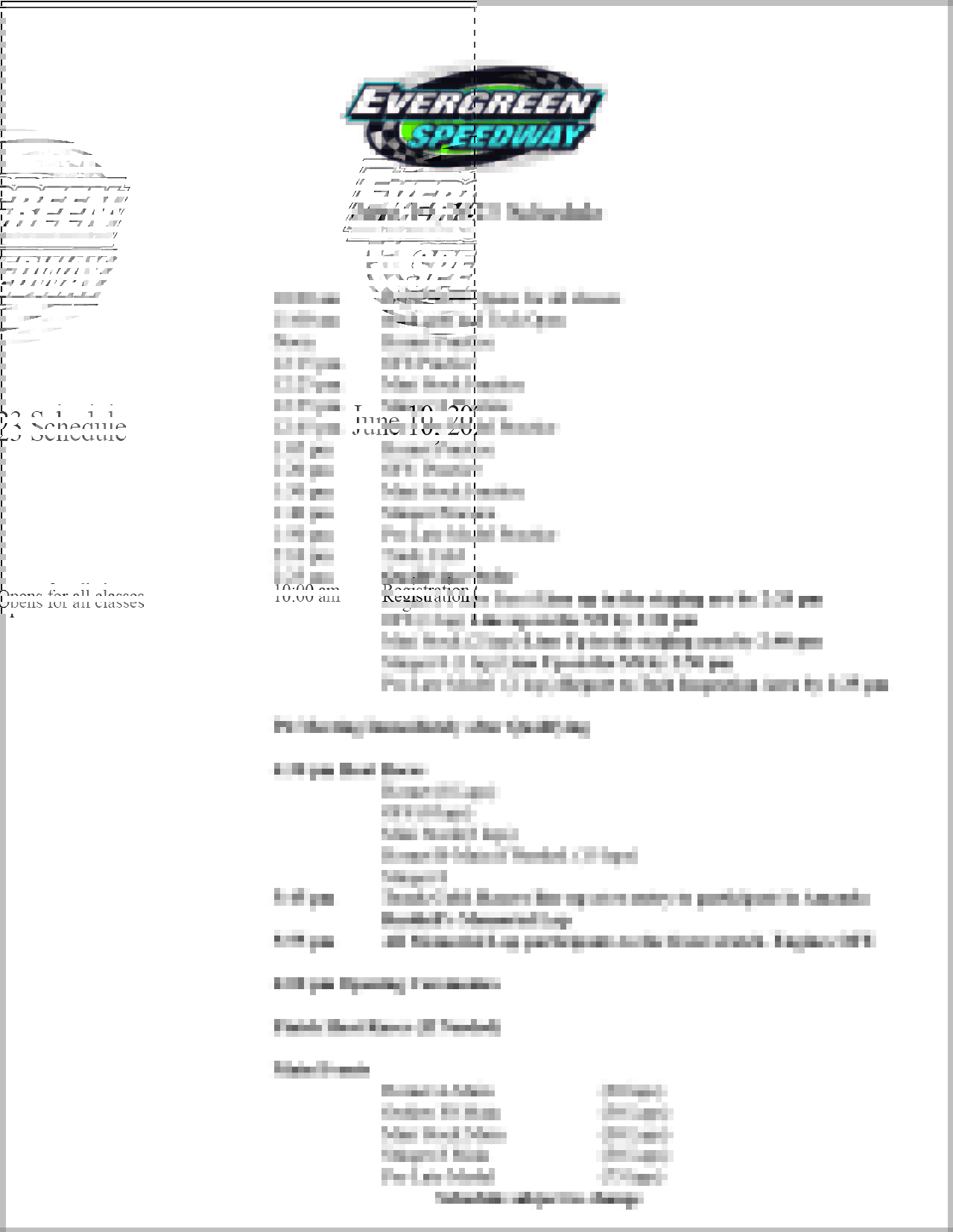 June 10th, 2023 Busch Light Night – Evergreen Speedway