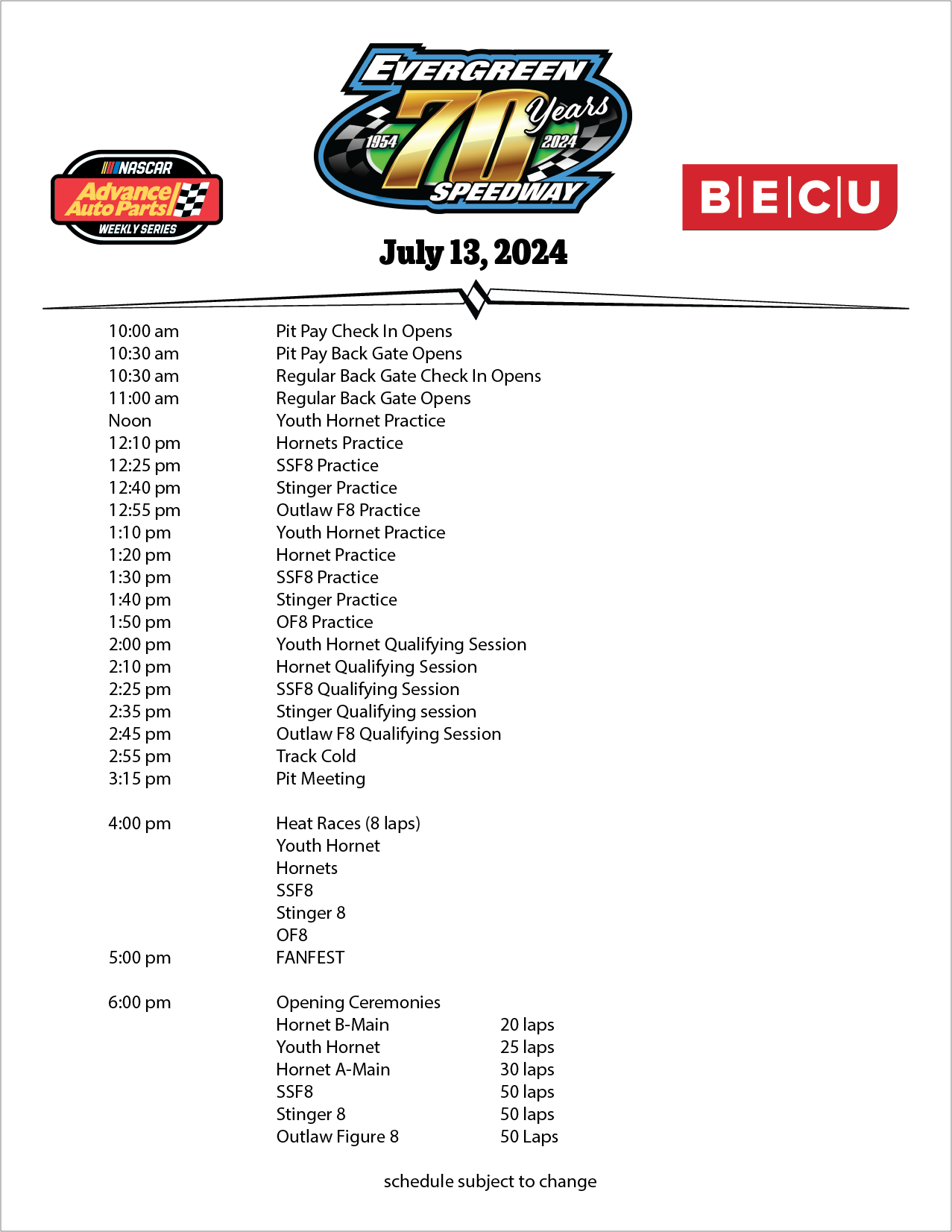 July 13th, 2024 BECU Figure 8 Nationals Presented By Evergreen Health ...